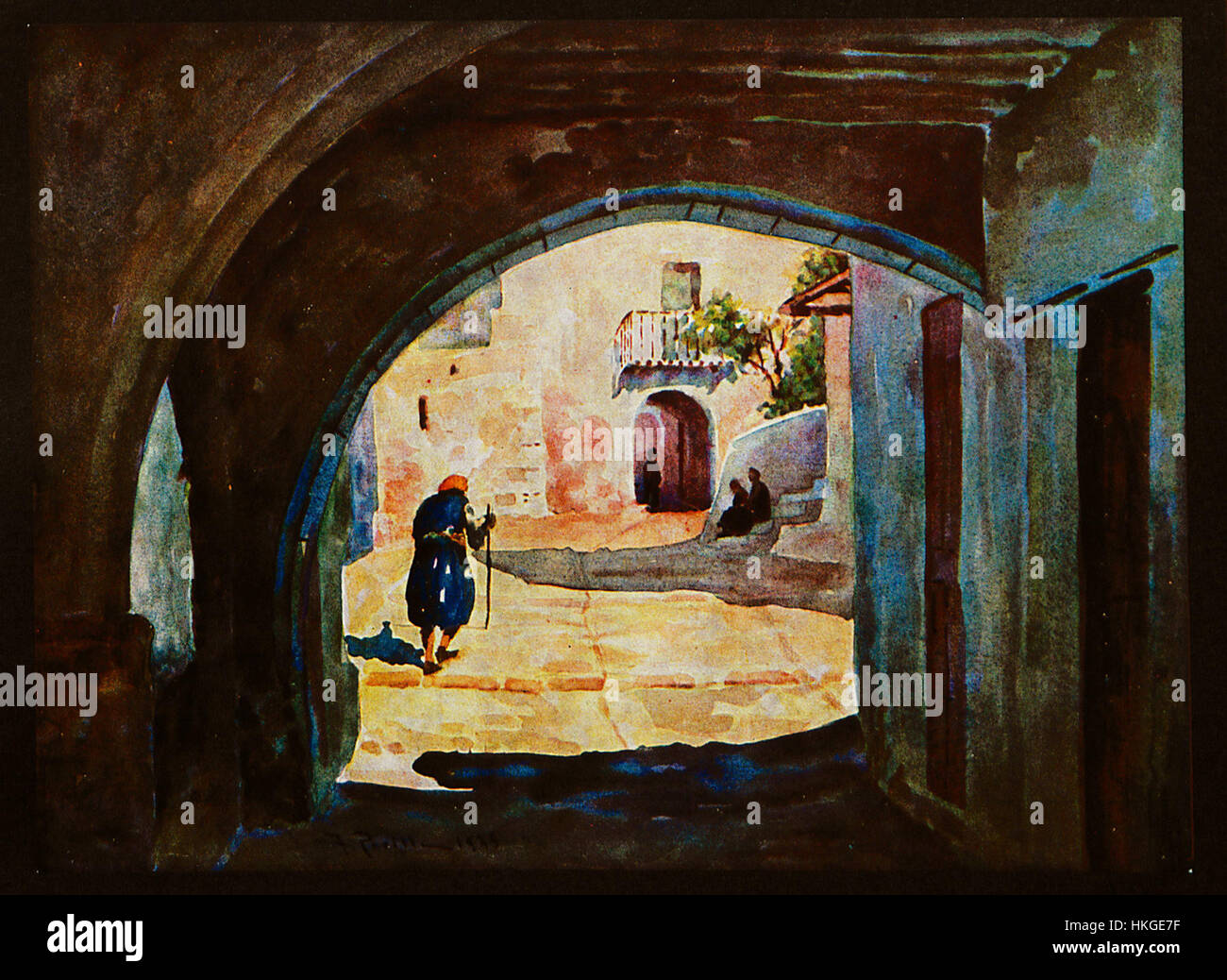 'Naxos Perilla' by Francesco (1935) is an Italian artwork depicting a ...