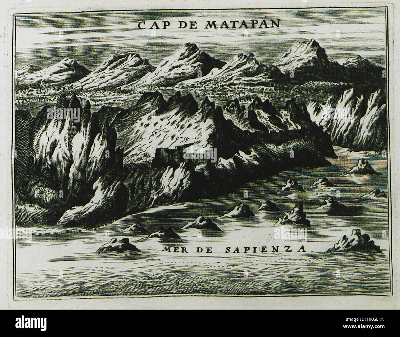 Cap Matapan Peeters Jacob 1690 Stock Photo - Alamy