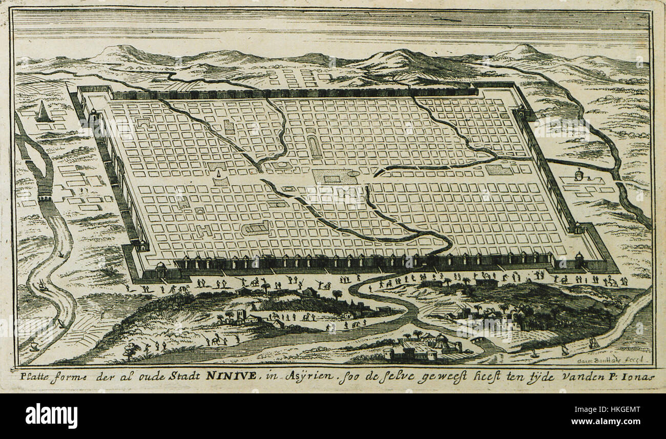 Map of nineveh hi-res stock photography and images - Alamy