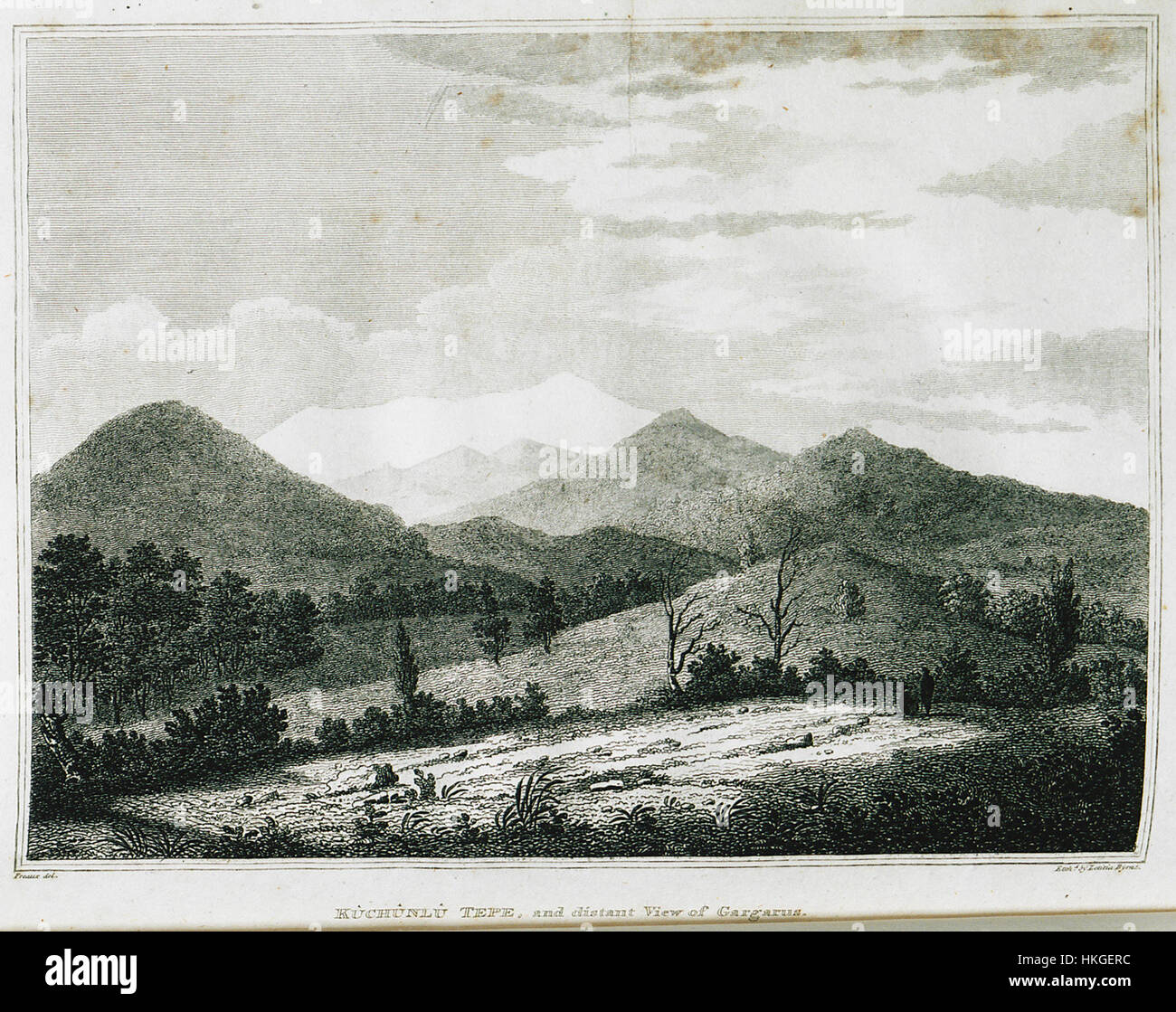 Edward Daniel Clarke’s 'Kuchunlu Tepe and Distant View of Gargarus ...