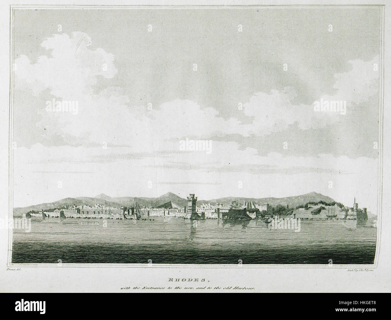 Edward Daniel Clarke's 1824 painting depicts the entrance to both the ...