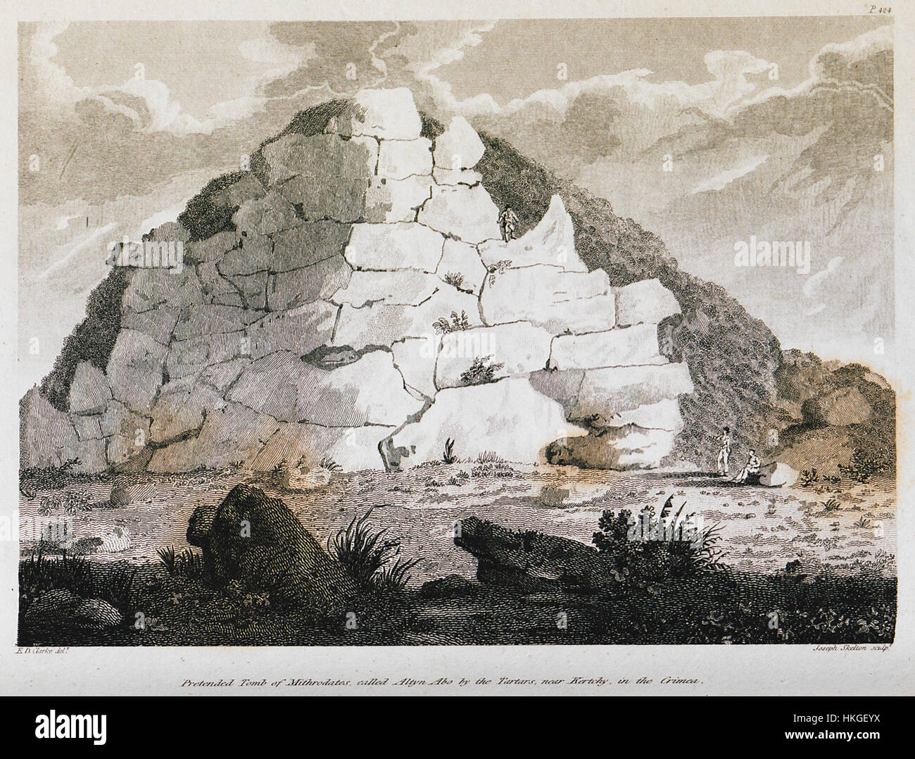 This artwork by Edward Daniel Clarke depicts the so-called 'Pretended ...