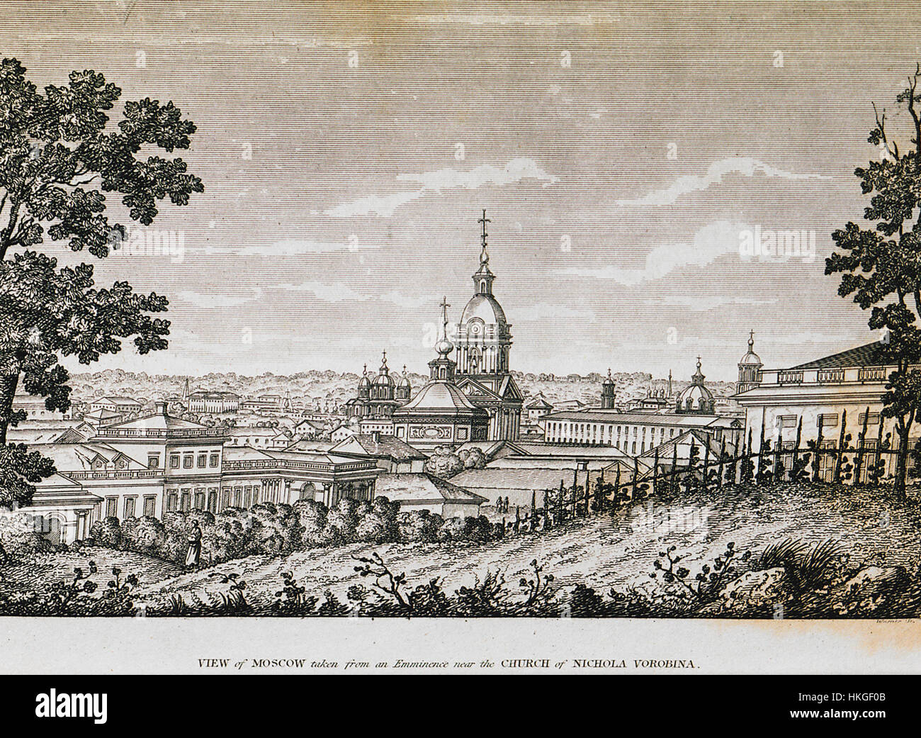 This 1810 illustration by Edward Daniel Clarke captures a panoramic ...