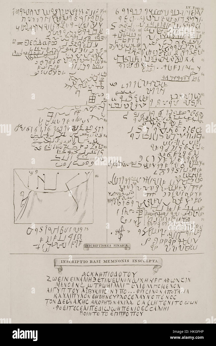 Colossus of memnon inscription hi-res stock photography and images - Alamy