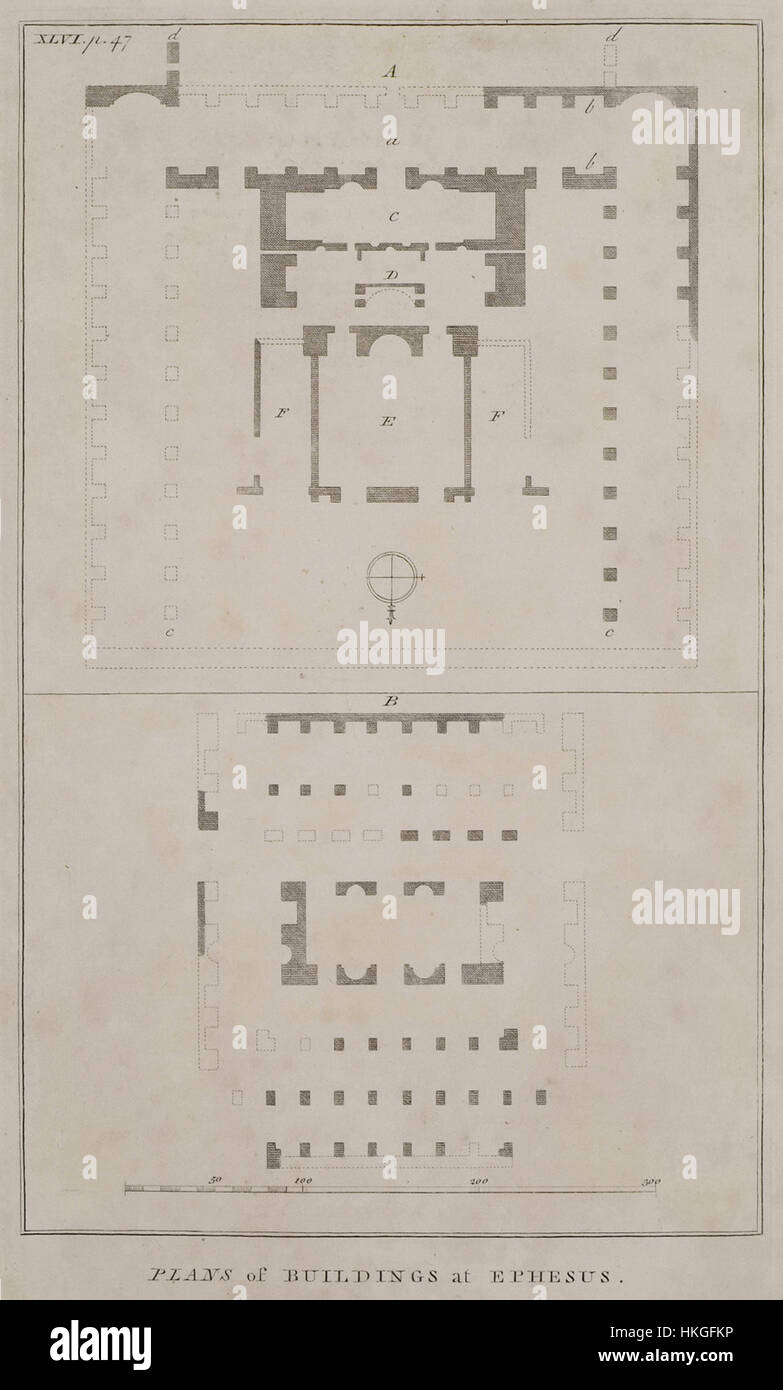 Richard Pococke’s 1745 work illustrates the architectural plans of ...