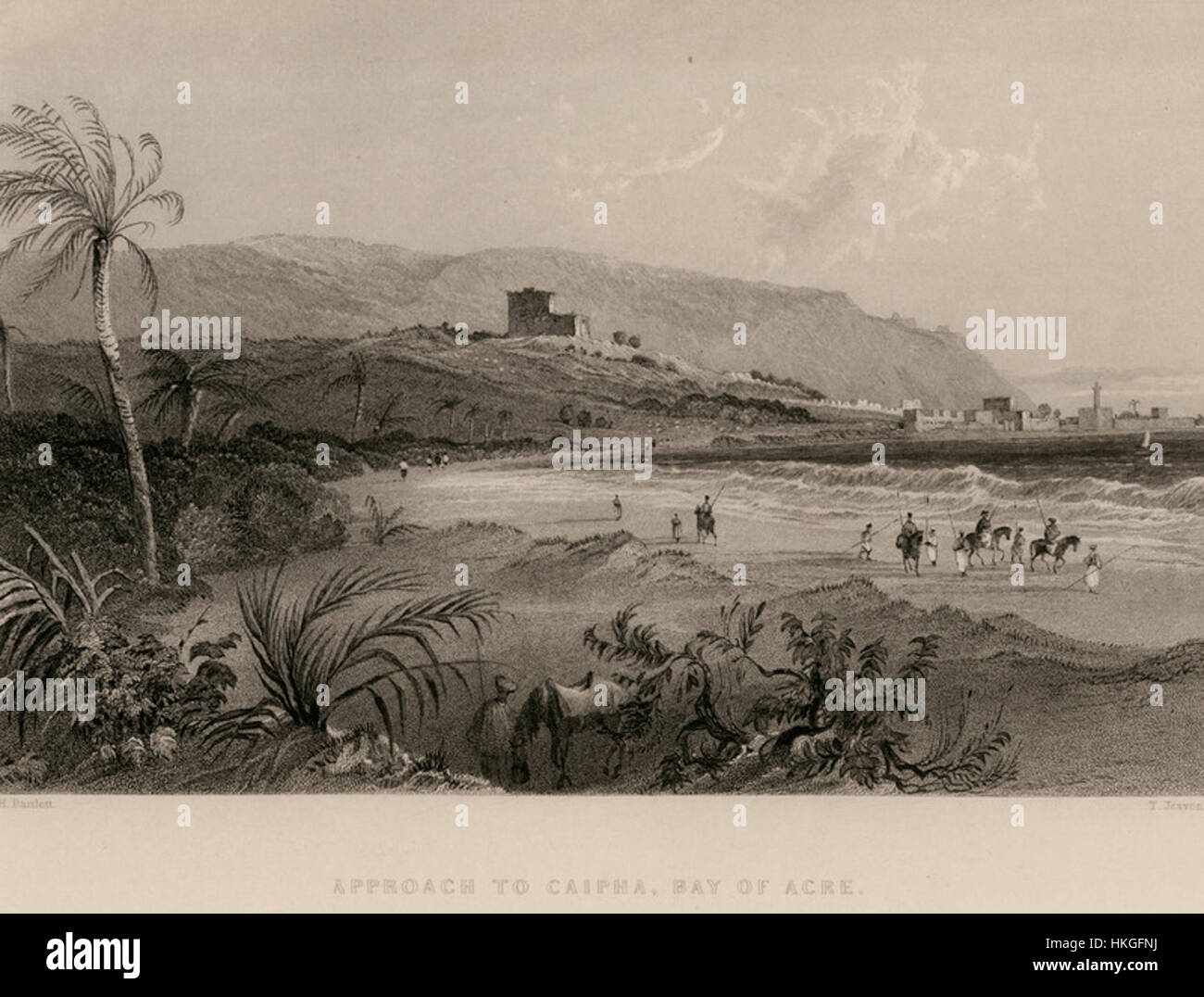 This 1836 painting by Carne John depicts the approach to the Bay of ...