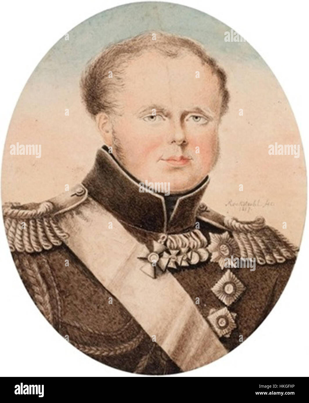 This portrait of Grand Duke Constantin Pavlovich, painted in 1817 ...