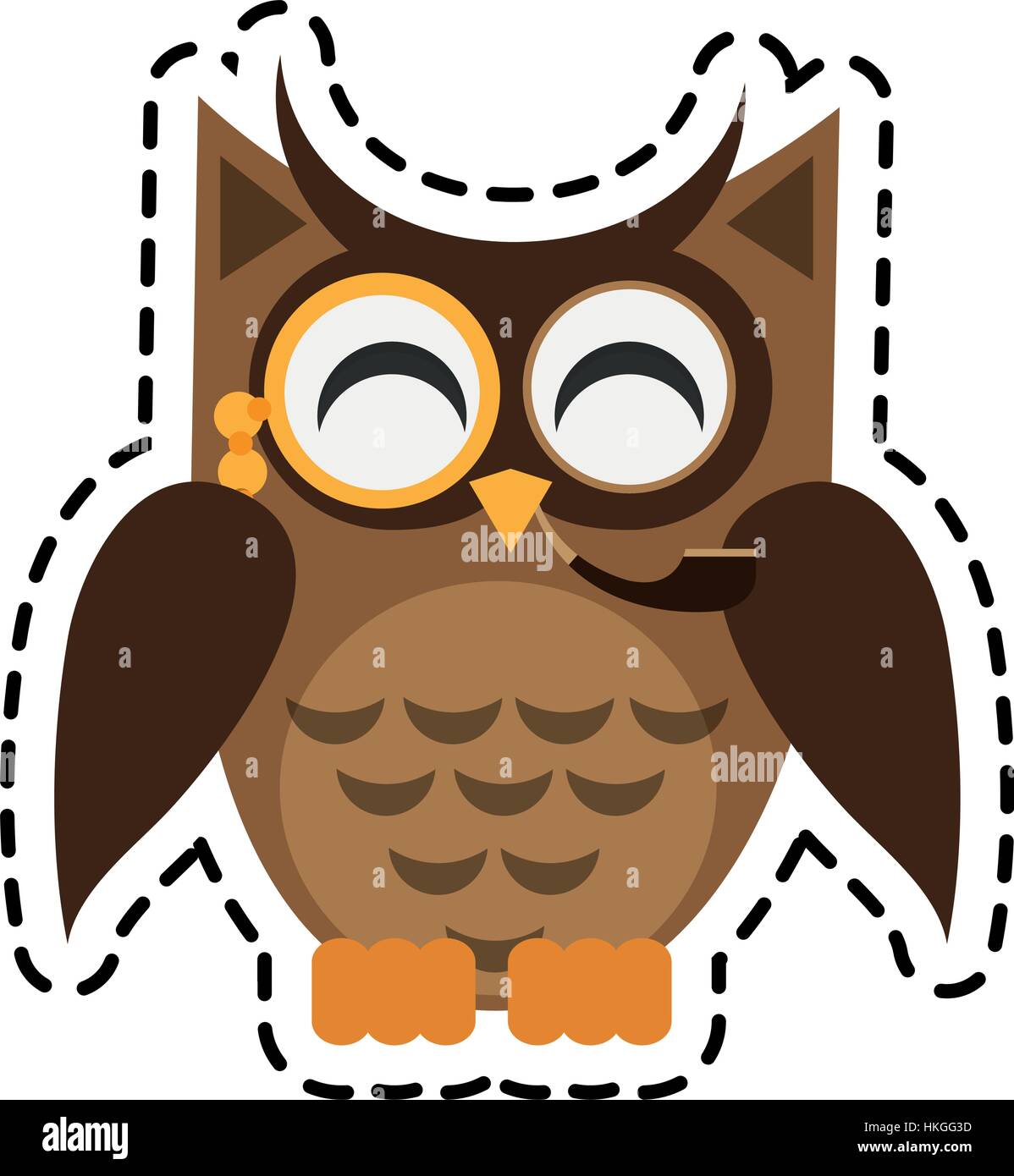 owl cartoon icon Stock Vector Image & Art - Alamy