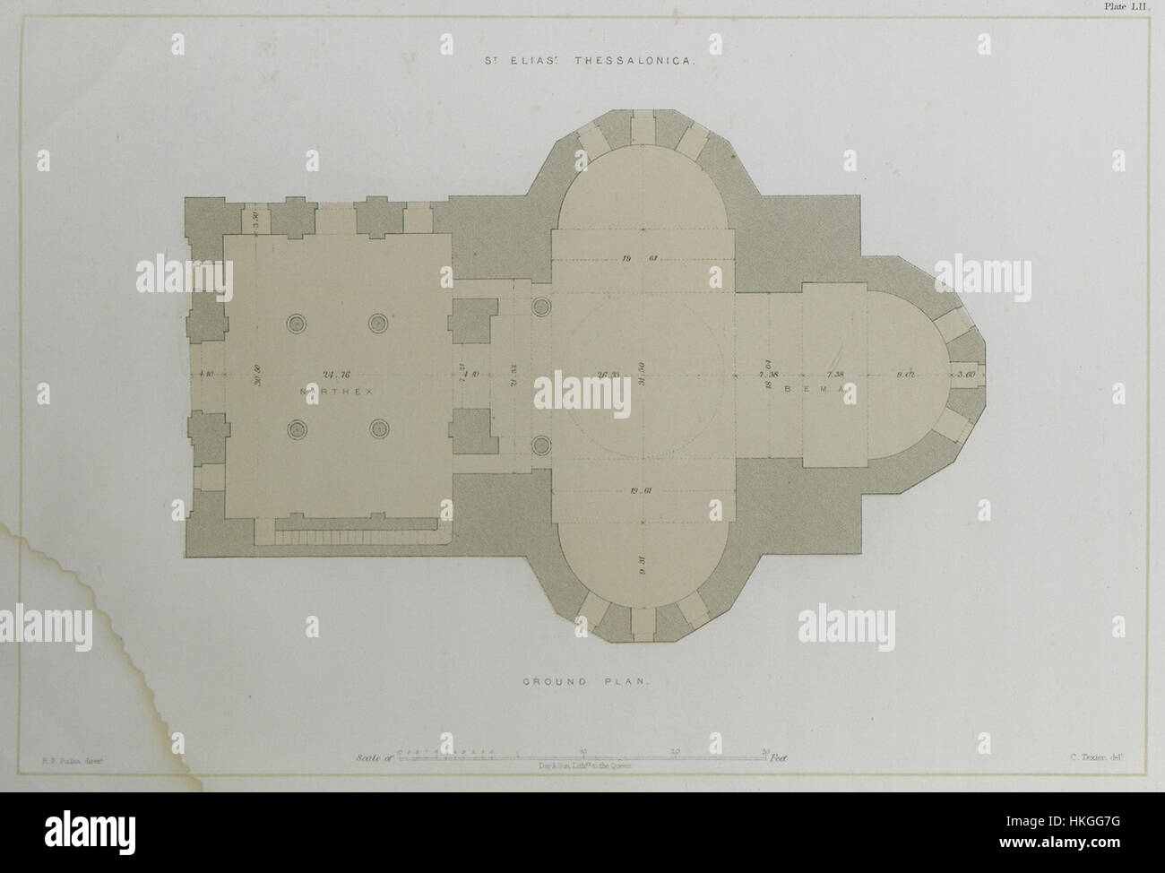 This ground plan by Charles Texier from 1864 depicts the architectural ...