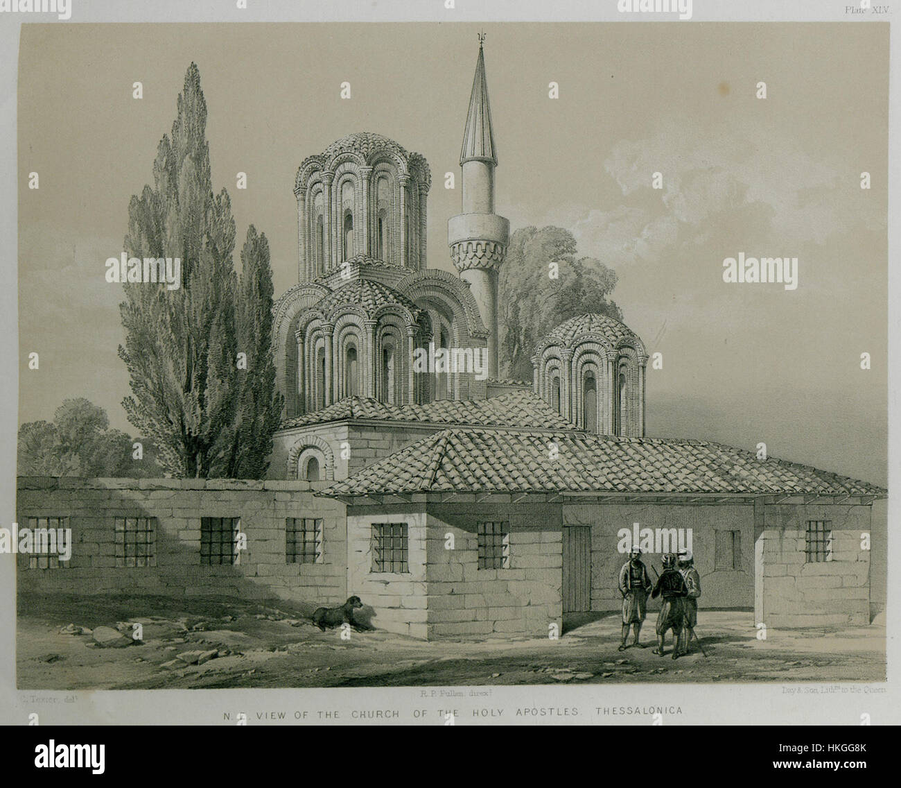 This lithograph by Charles Texier, dated 1864, shows a northeastern ...