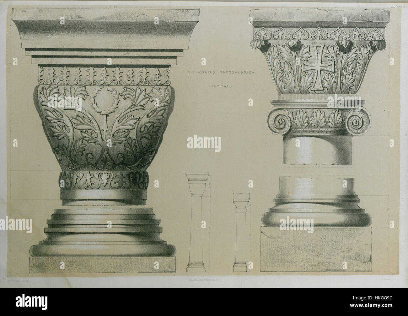 This drawing by Charles Texier from 1864 showcases the detailed ...