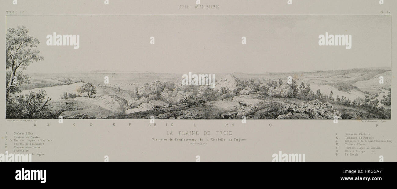 This 1867 painting by Rey Etienne portrays the view from the Citadel of ...