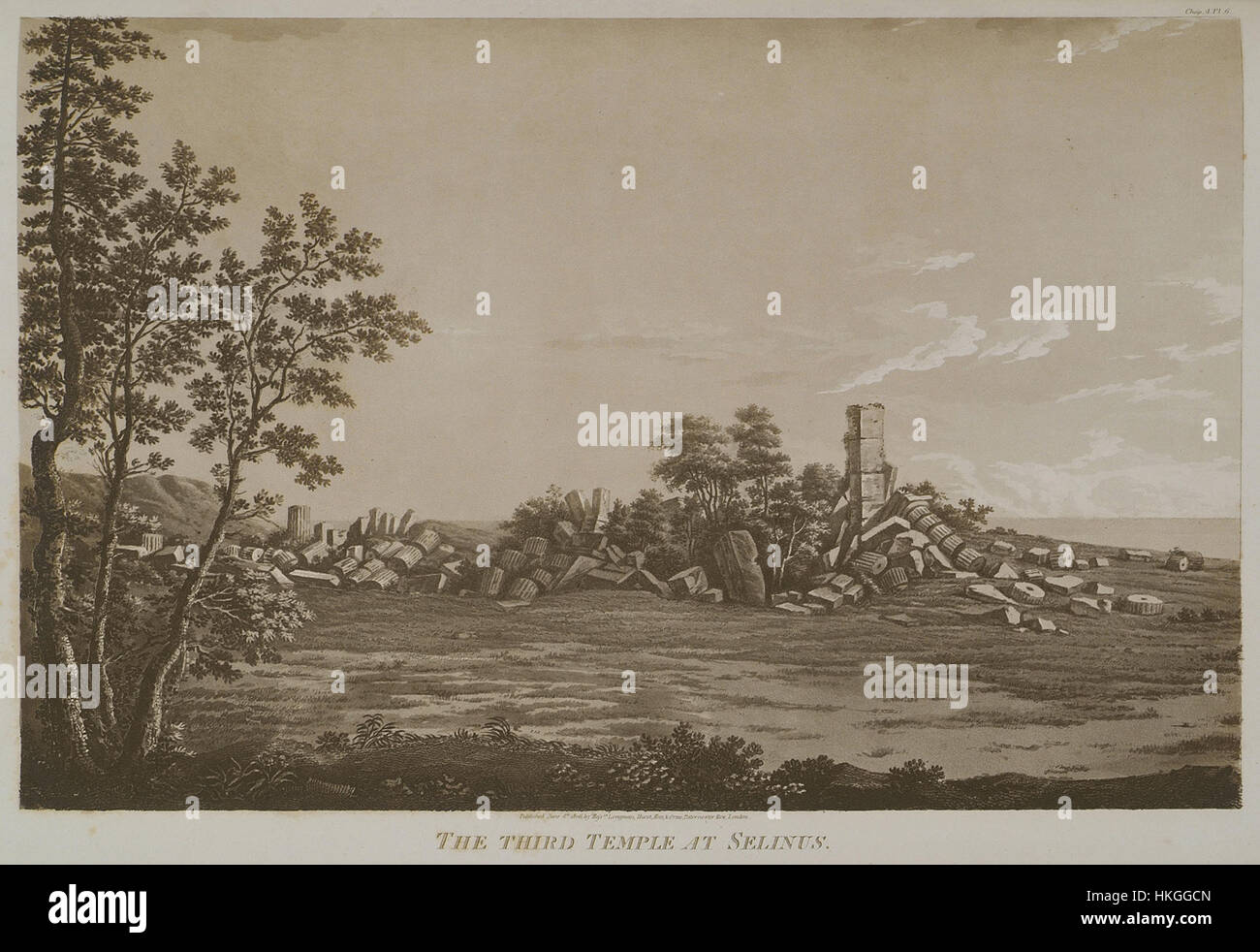 An 1807 painting by William Wilkins, titled 'View of the Most Southerly ...