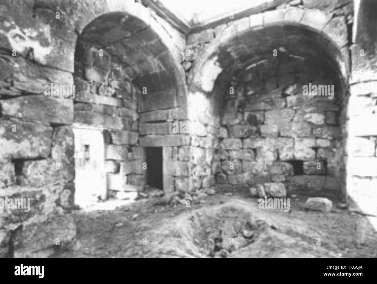 This artwork depicts the Praetorium of Umm Idj Djimal, a Roman military ...