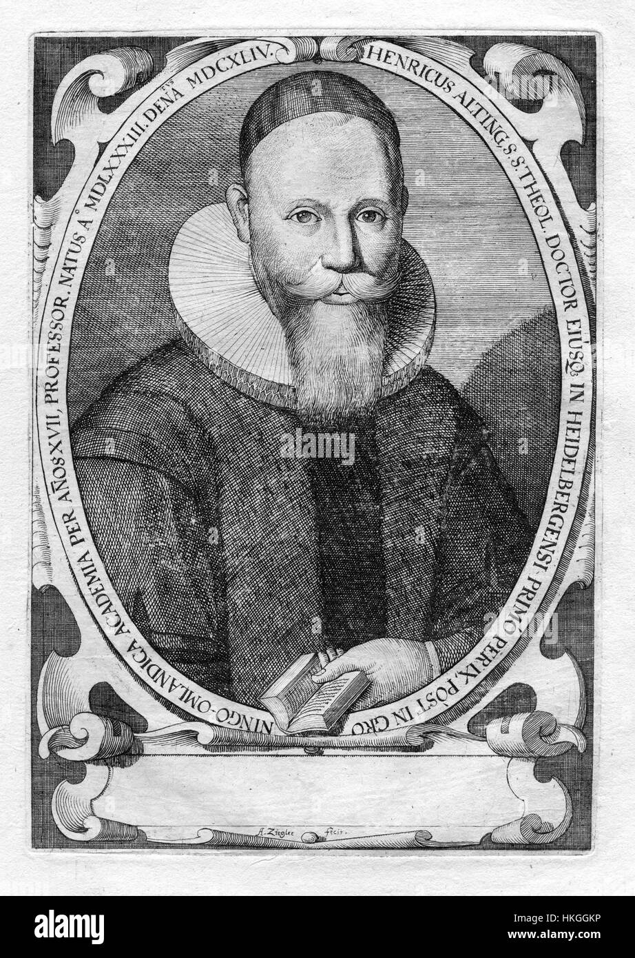 Johann Heinrich Alting was a renowned artist known for his skill in ...