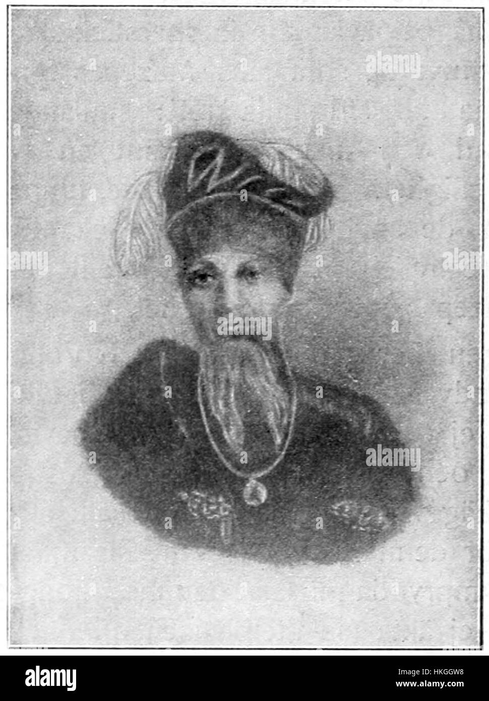 This artwork, titled â€˜Mazepaâ€™ by Jensen, portrays the legendary ...