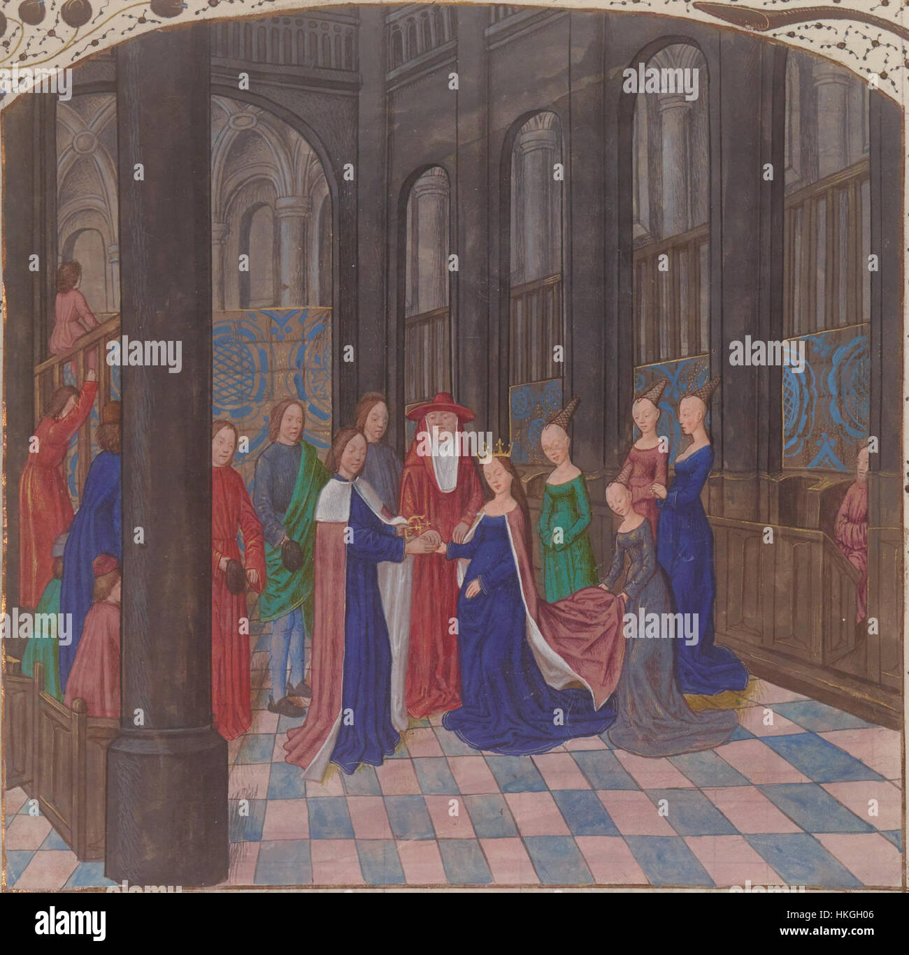 Medieval wedding manuscript hi-res stock photography and images - Alamy