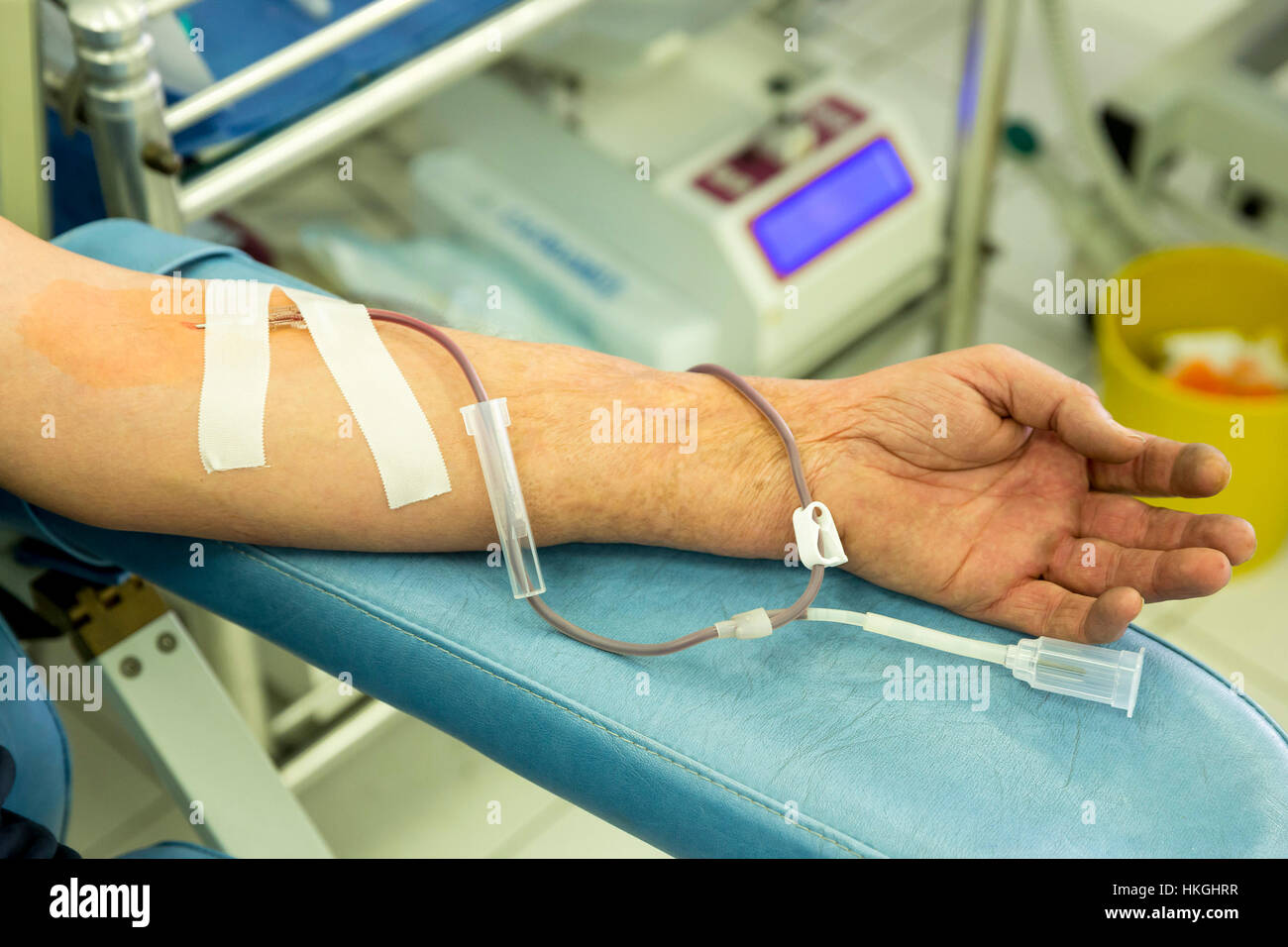 Blood donation process hi-res stock photography and images - Alamy