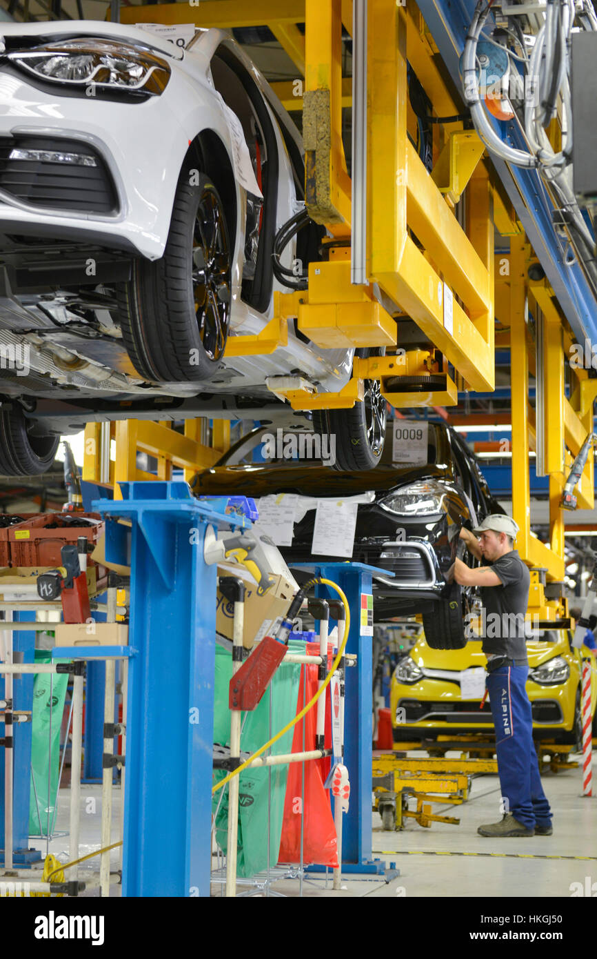 Renault Alpine factory in Dieppe (northern France), on 2015/09/10 Stock ...