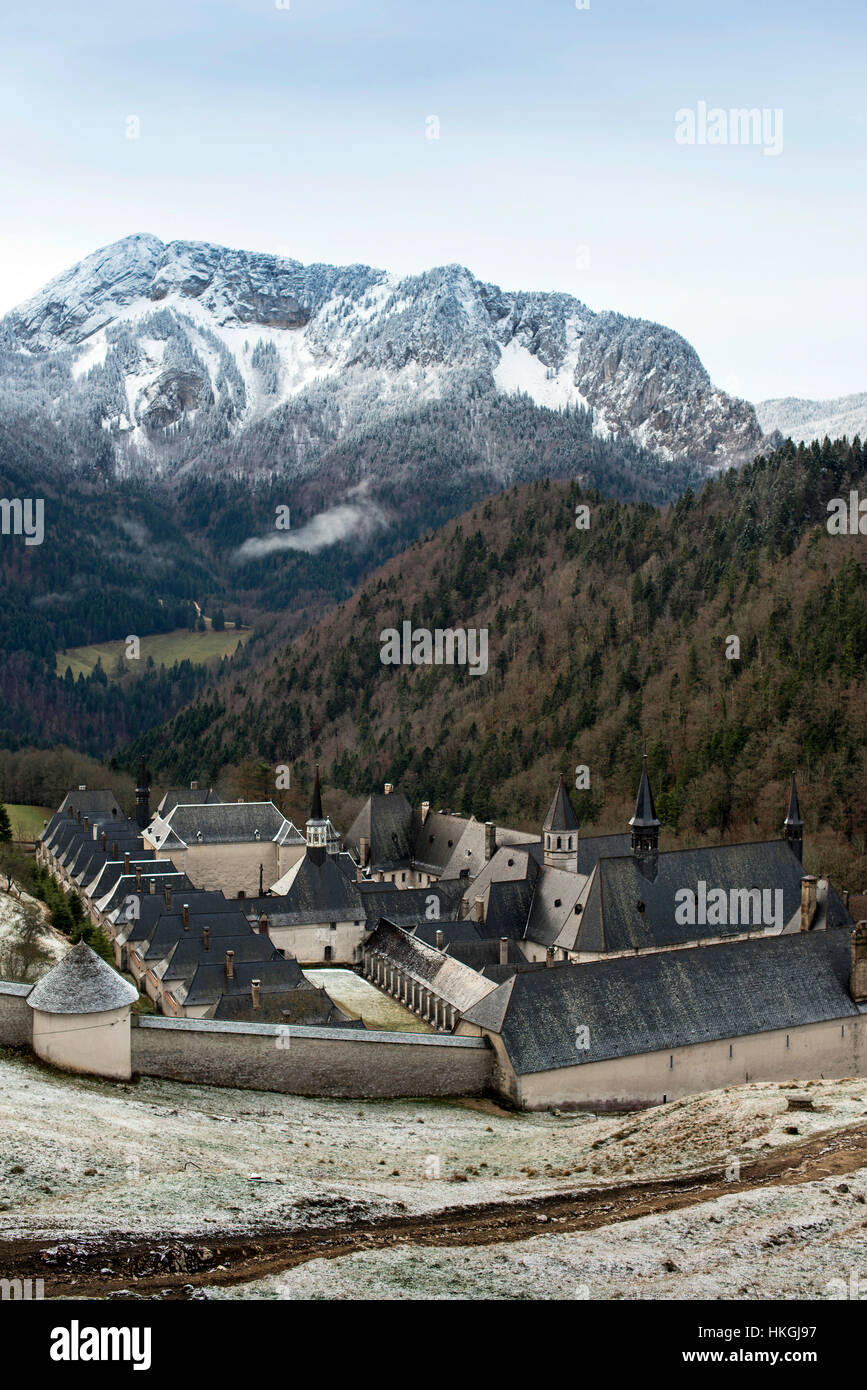 The Chartreuse mountain range: the Grande Chartreuse Monastery Stock ...