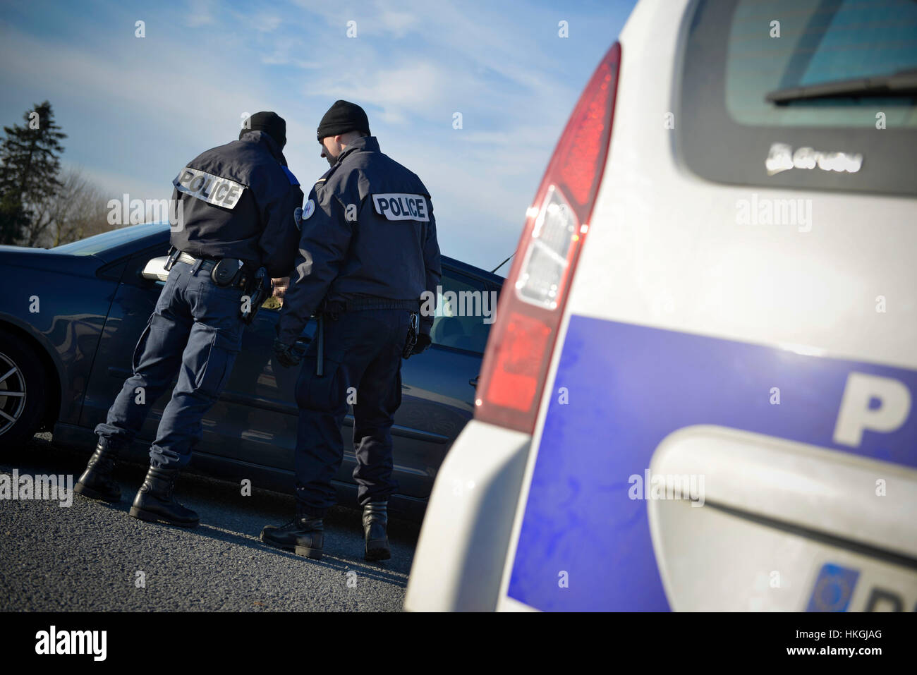 Police de lair et des frontieres hi-res stock photography and images ...