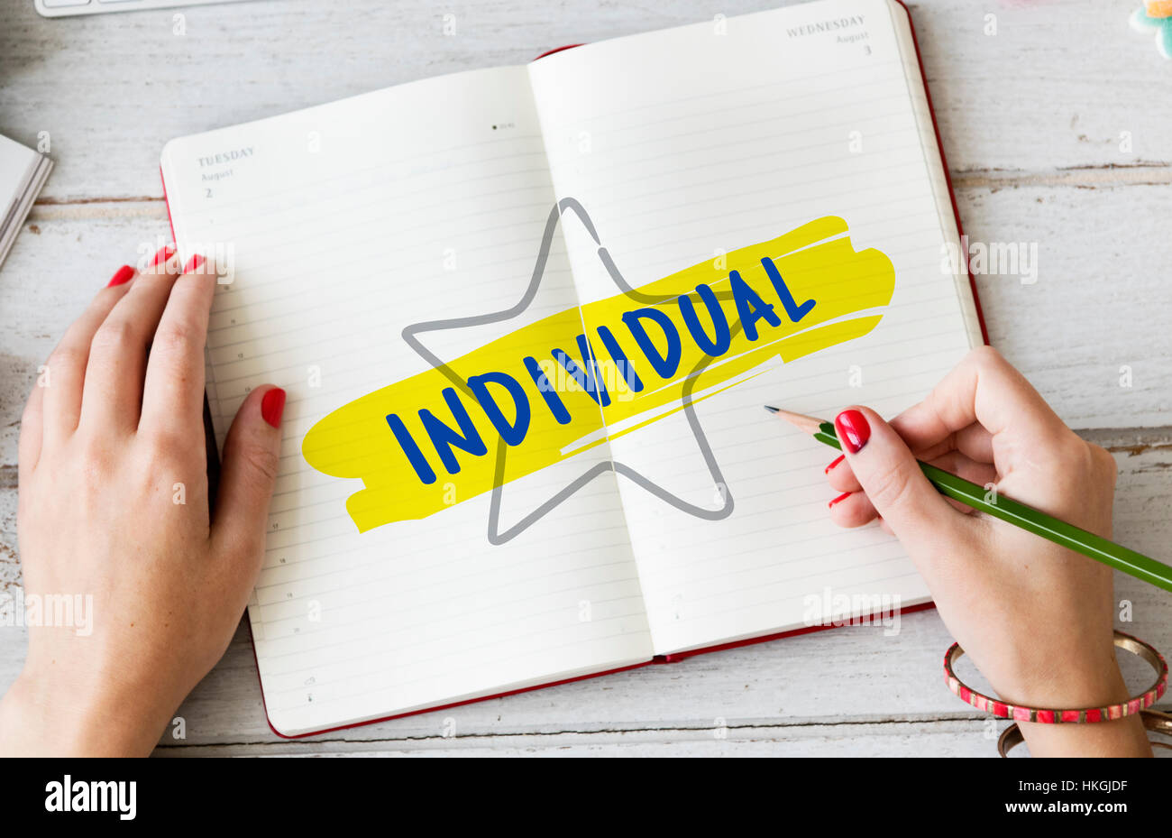 Special Unique Different Star Concept Stock Photo - Alamy