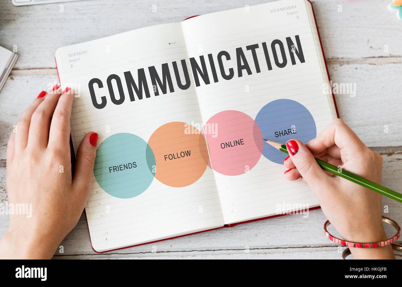 Communication Connection Networking Icon Concept Stock Photo - Alamy