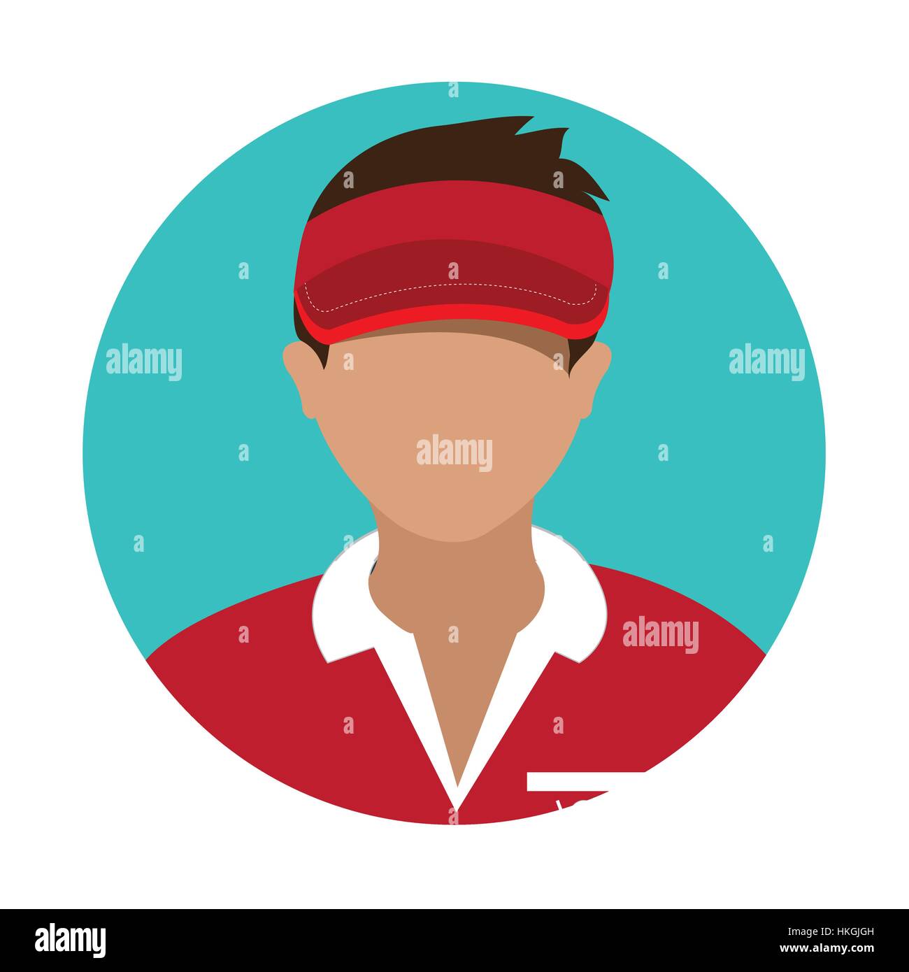 golf club golfer avatar vector illustration design Stock Vector Image ...