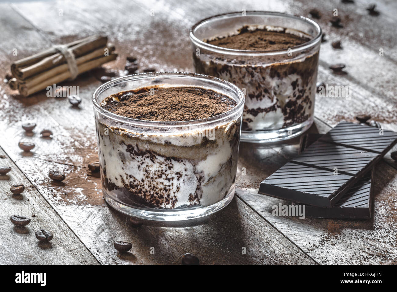 Tiramisu in a glass hi-res stock photography and images - Alamy