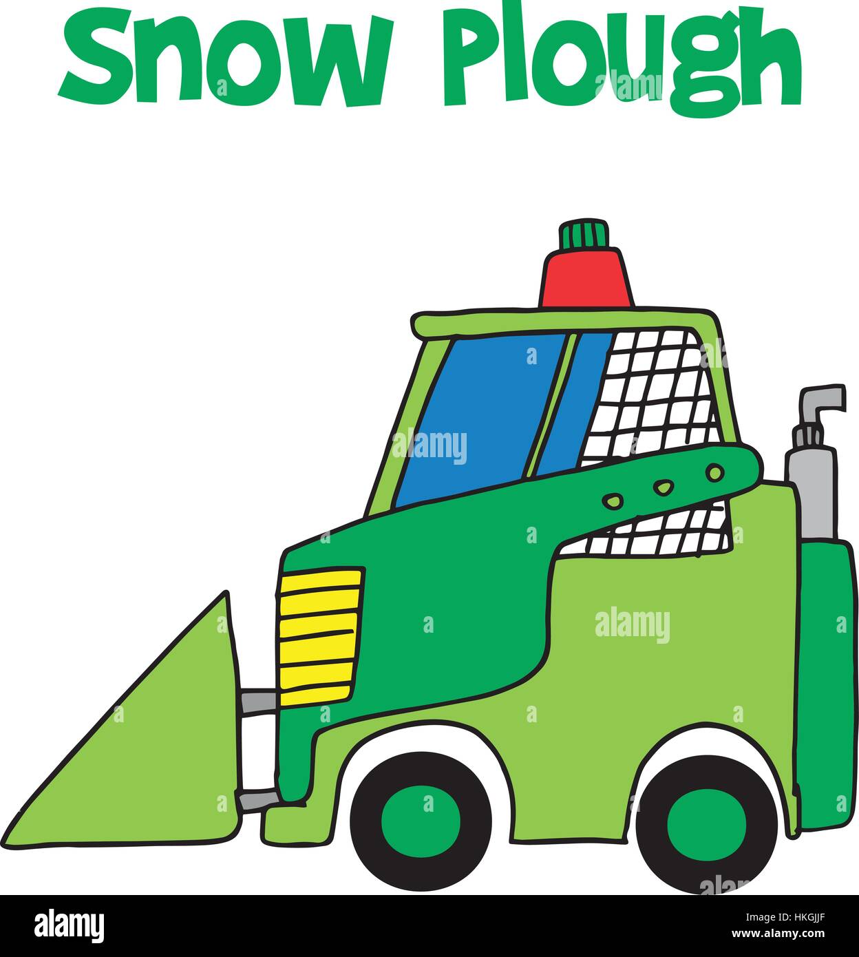 Snow plough collection vector art Stock Vector Image & Art - Alamy