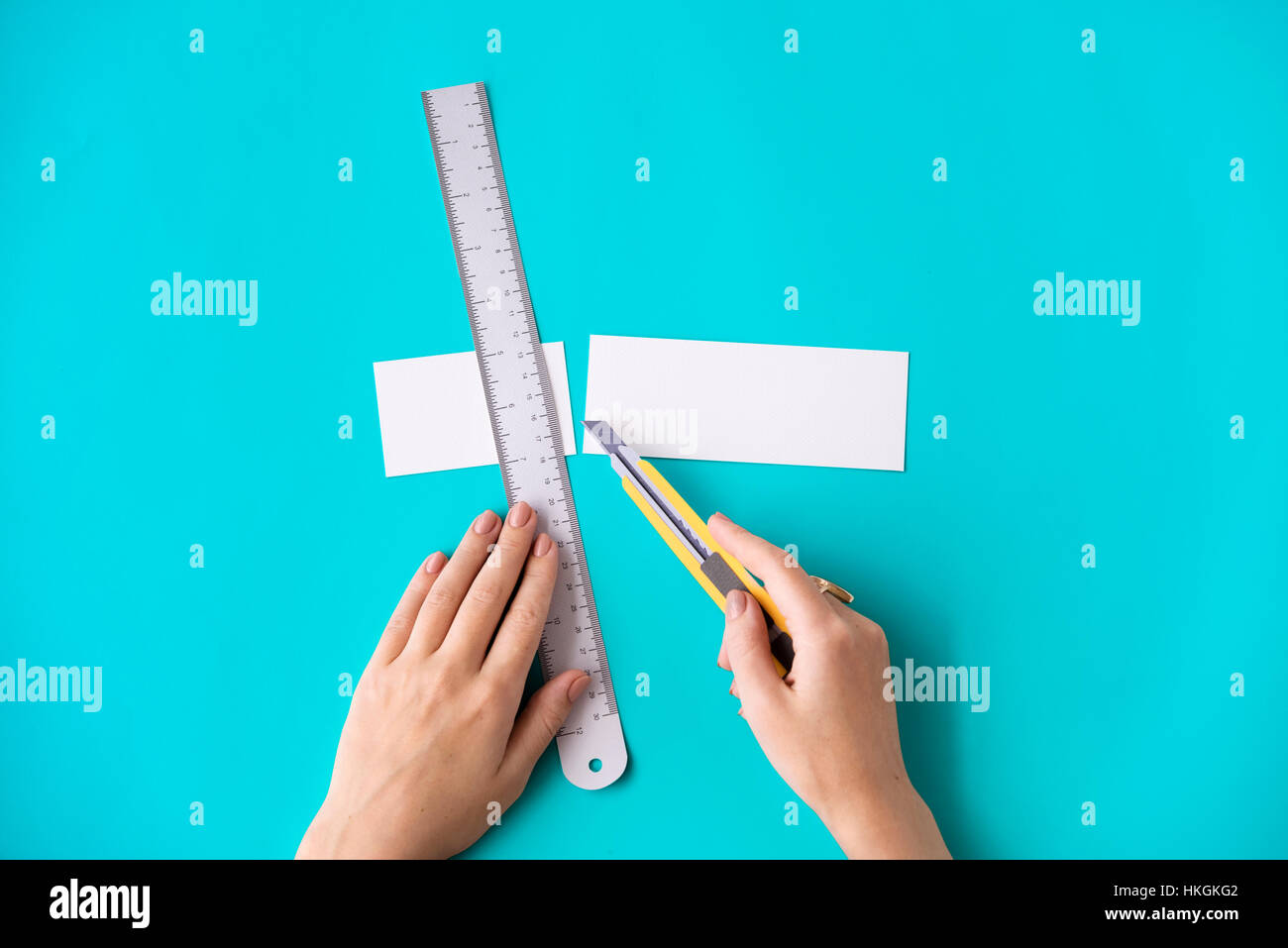 Ruler paper hi-res stock photography and images - Alamy