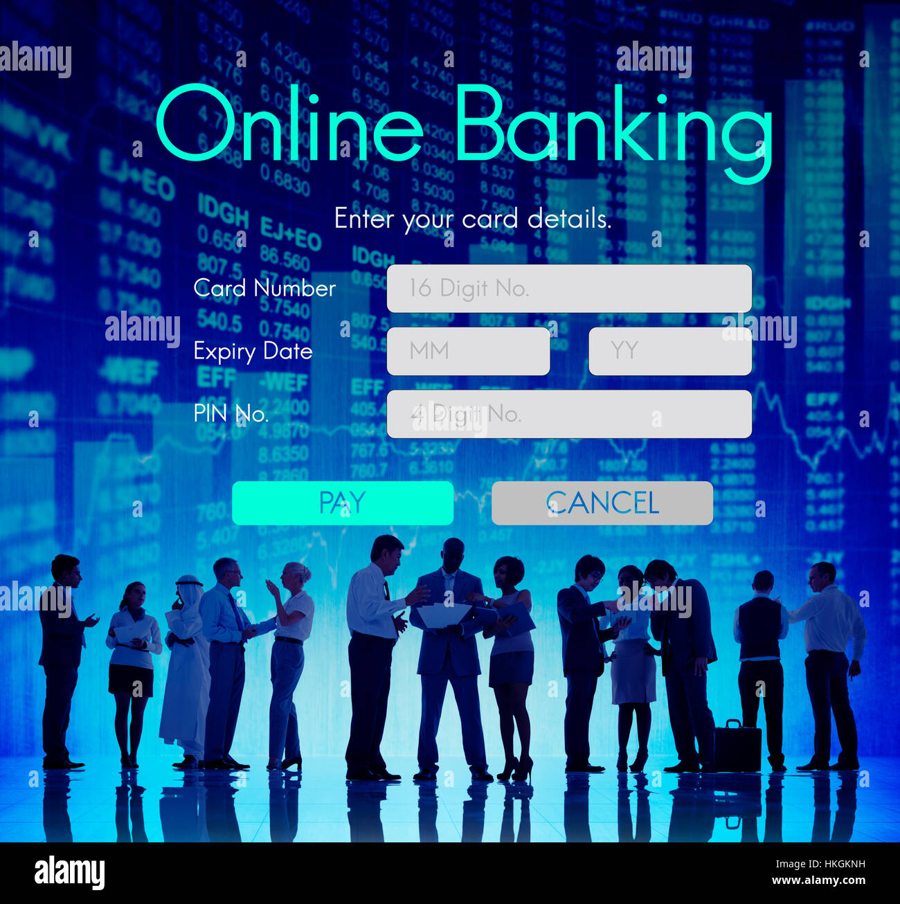 Internet Online Banking Pay Concept Stock Photo - Alamy
