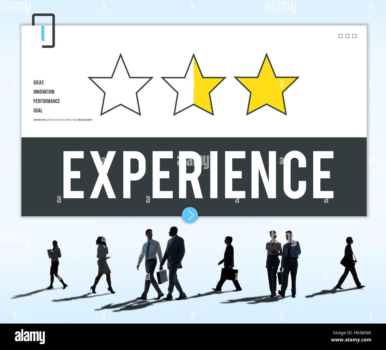 Experience Ideas Performance Knowledge Concept Stock Photo - Alamy