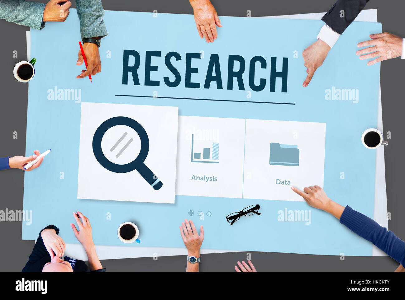 Research Business Analysis Strategy Concept Stock Photo - Alamy