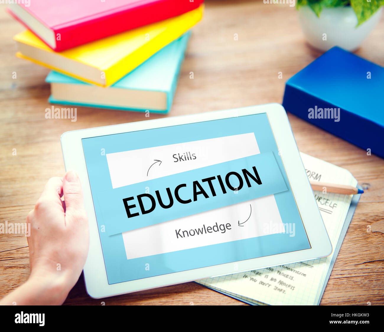 Education Knowledge Skills Learning Concept Stock Photo - Alamy