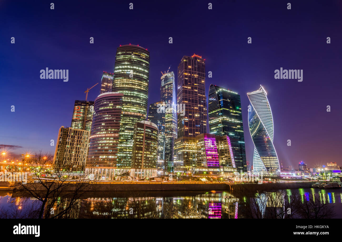 Moscow city business complex moscow hi-res stock photography and images ...