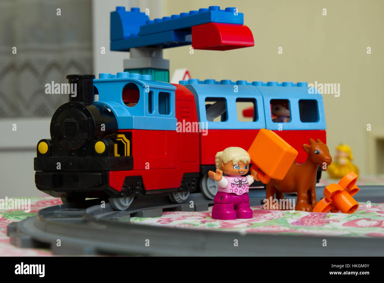 Toy color designer, train Stock Photo - Alamy