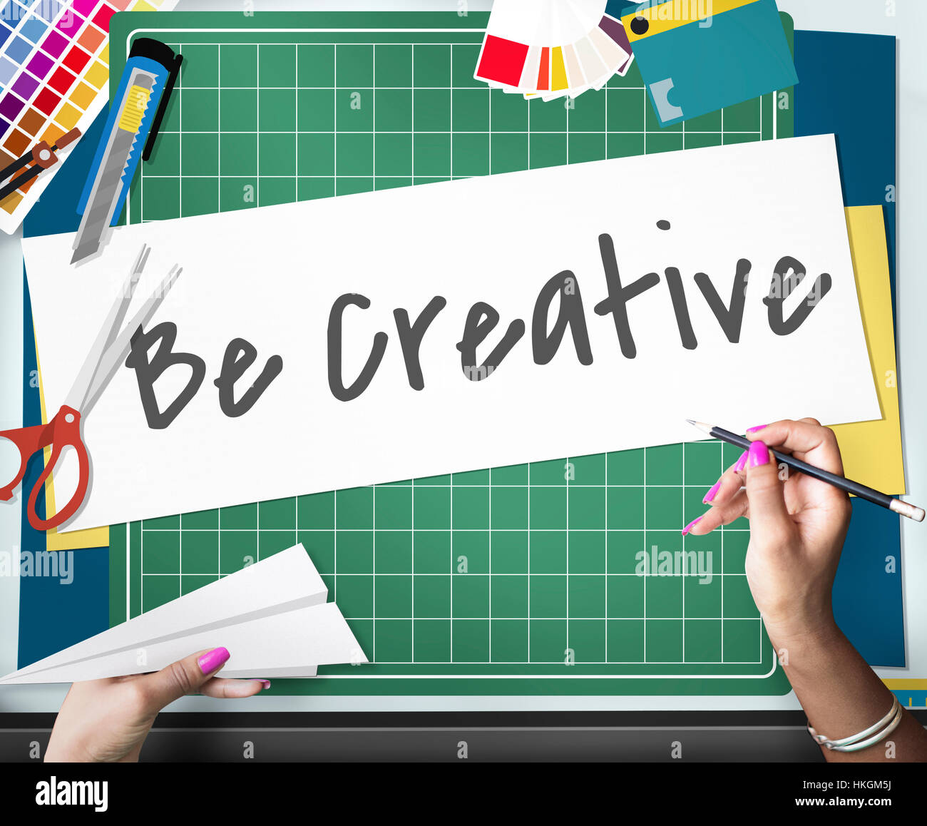 Be Creative Ideas Imagination Creativity Design Concept Stock Photo - Alamy