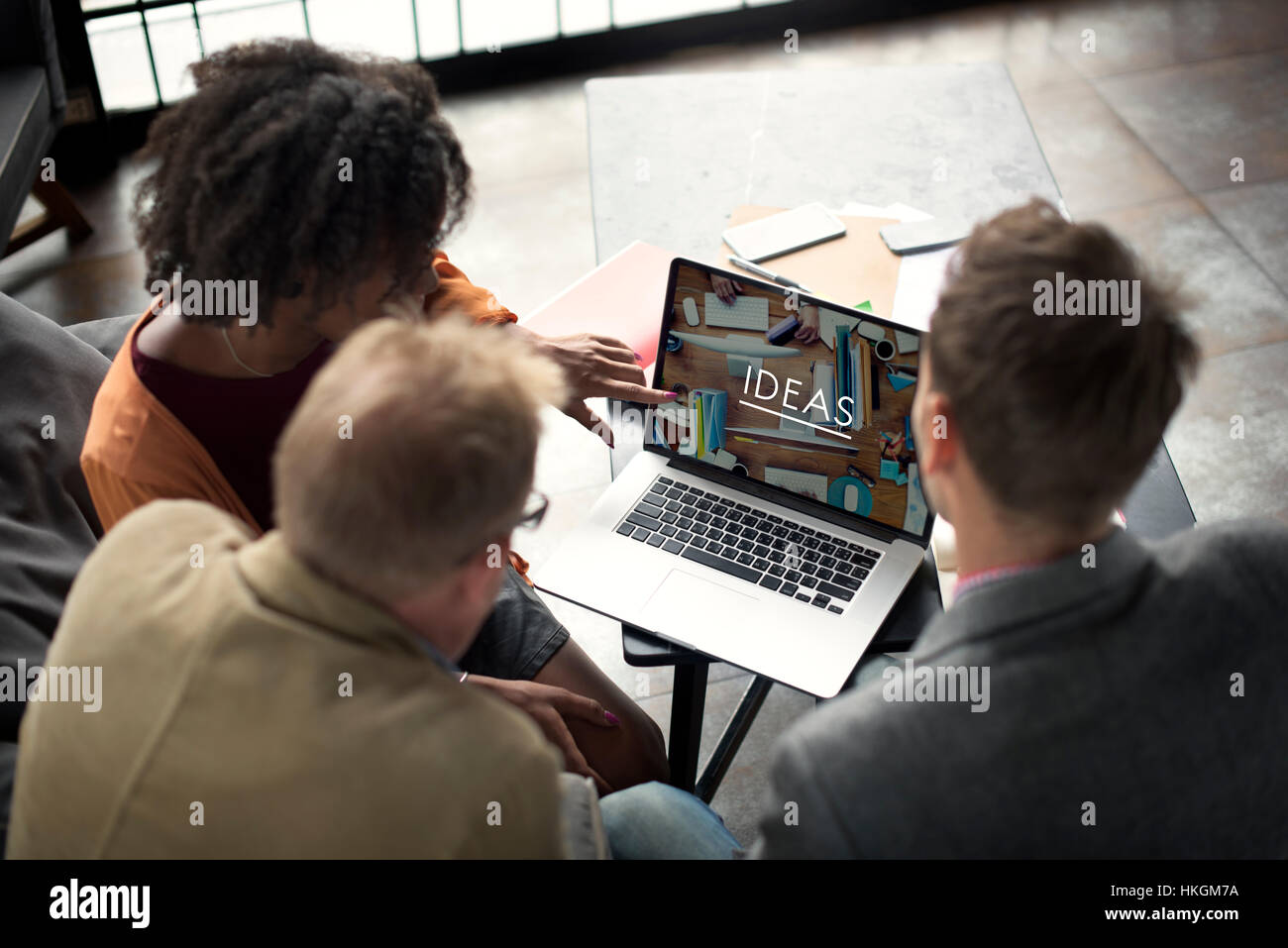 Architect Design Project Meeting Discussion Concept Stock Photo - Alamy