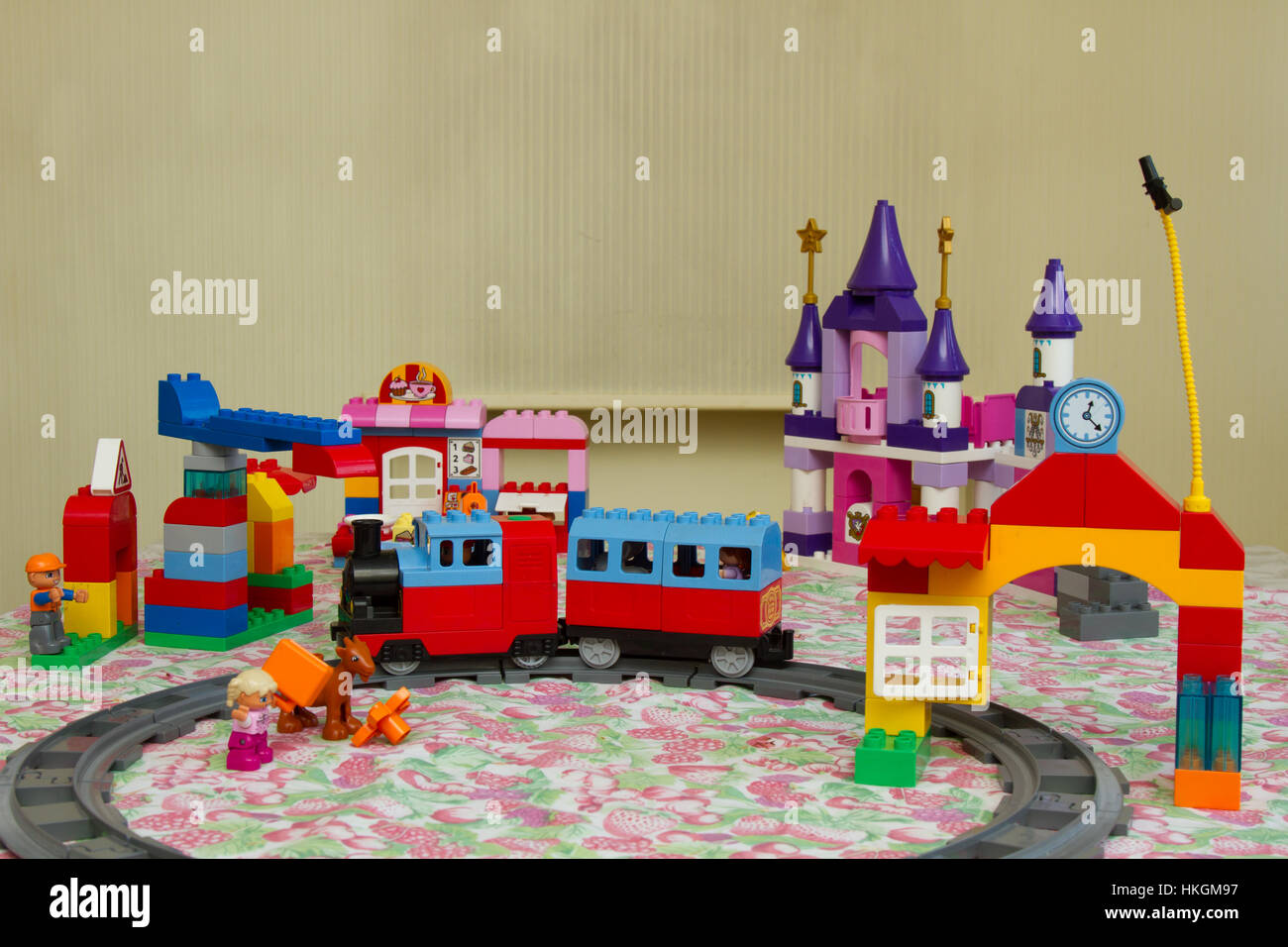 Toy color designer, train Stock Photo - Alamy
