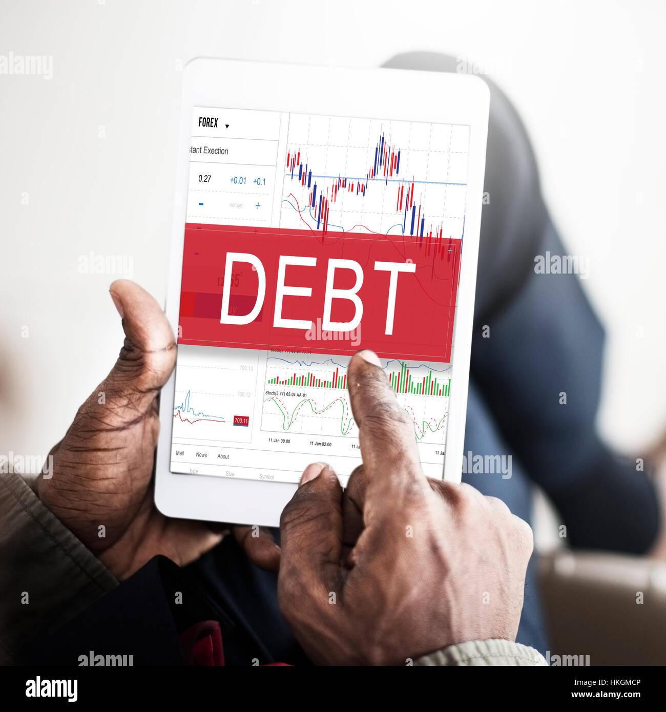 Debt Obligation Banking Finance Loan Money Concept Stock Photo - Alamy