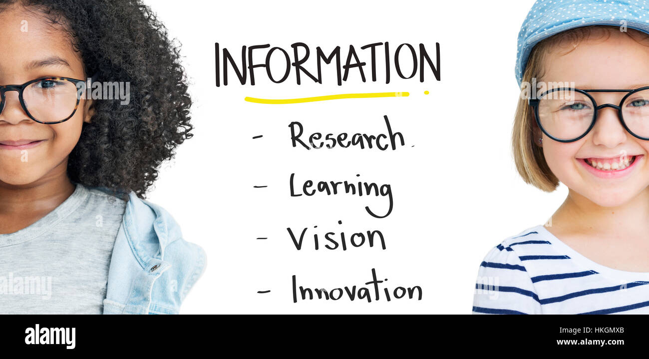 Information Education Inspire Learn Diagram Concept Stock Photo - Alamy