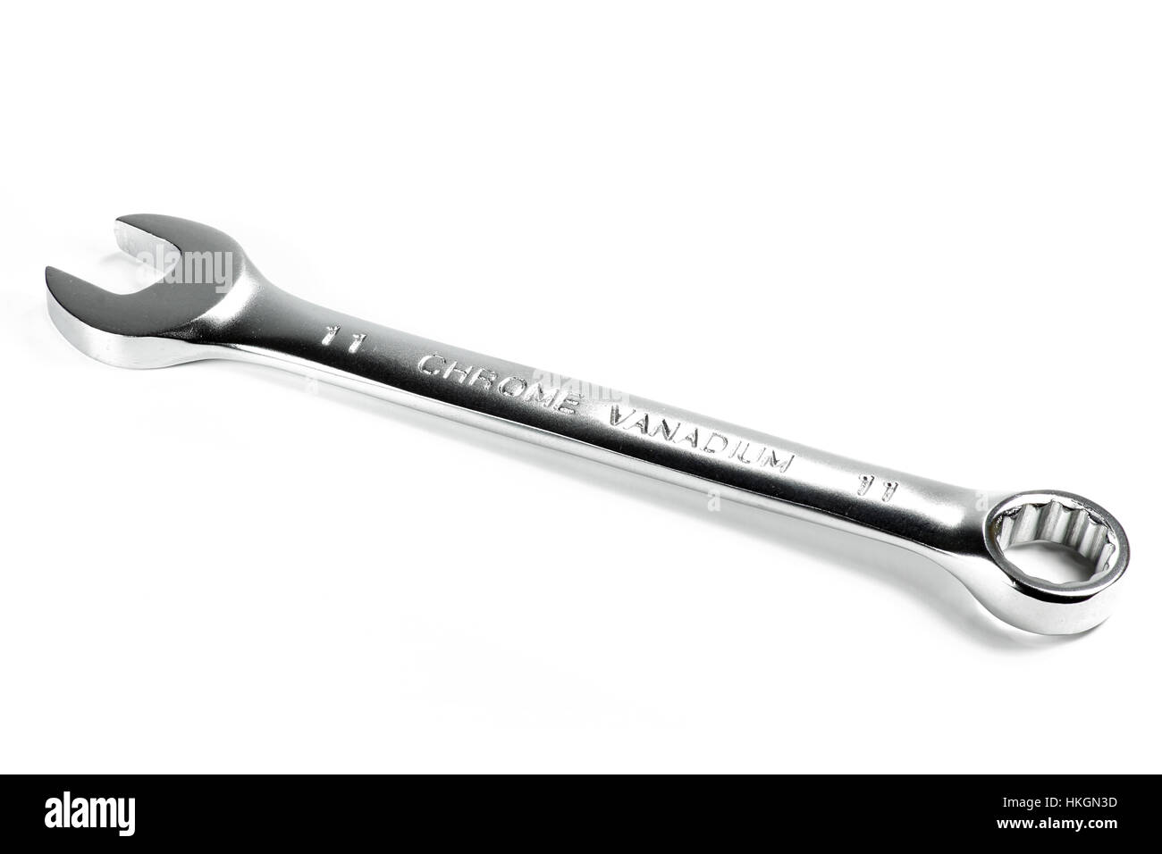 combination wrench isolated on white background Stock Photo - Alamy
