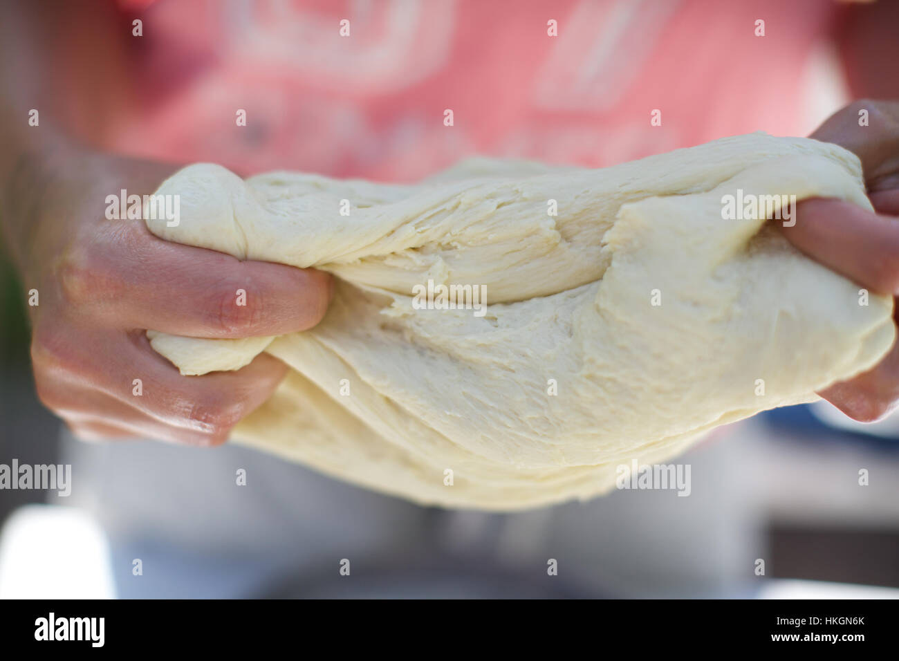 Kneading dough ingredient preparing hi-res stock photography and images ...