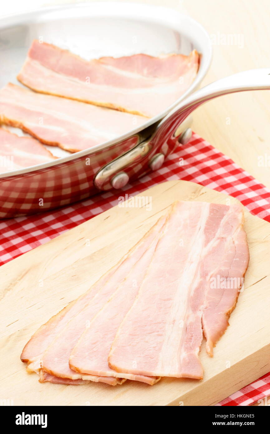 fresh bacon specially smoked and cured . very popular around the world ...