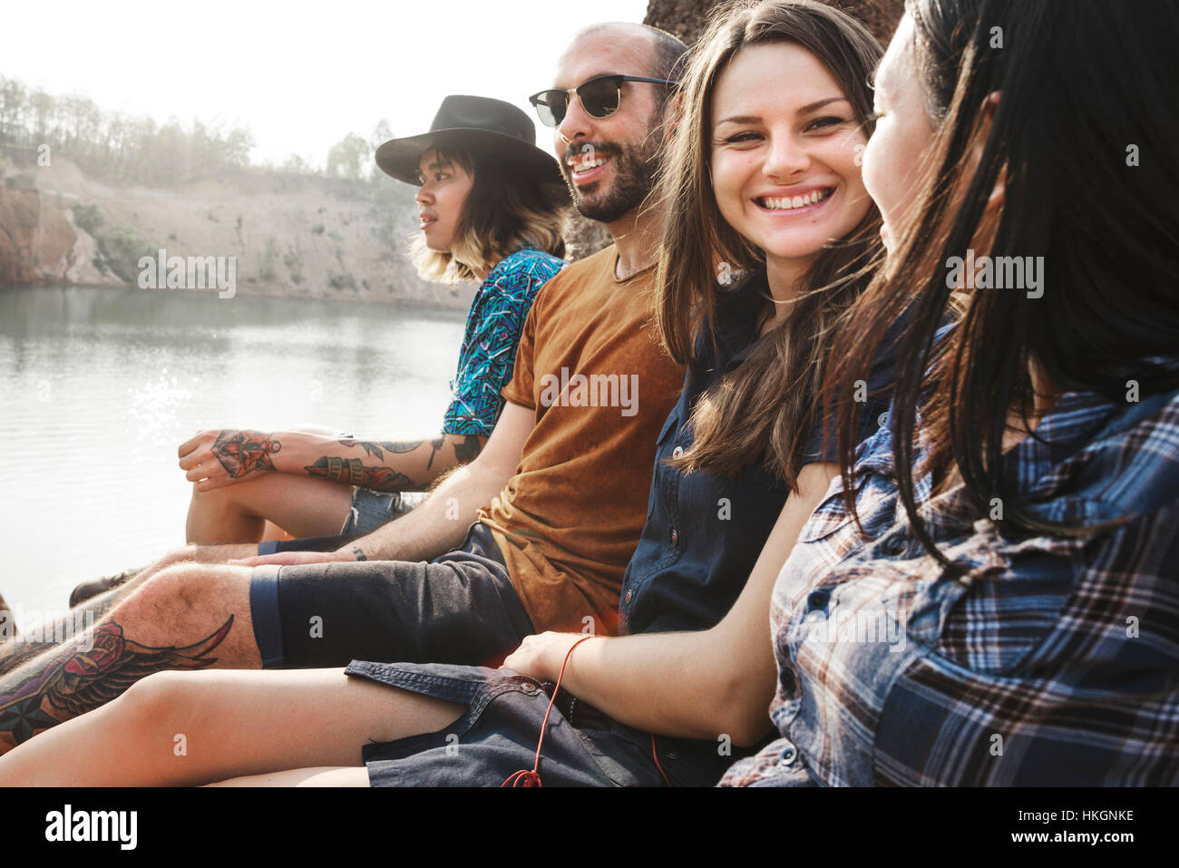 Friends Travel Holiday Adventure Together Concept Stock Photo - Alamy