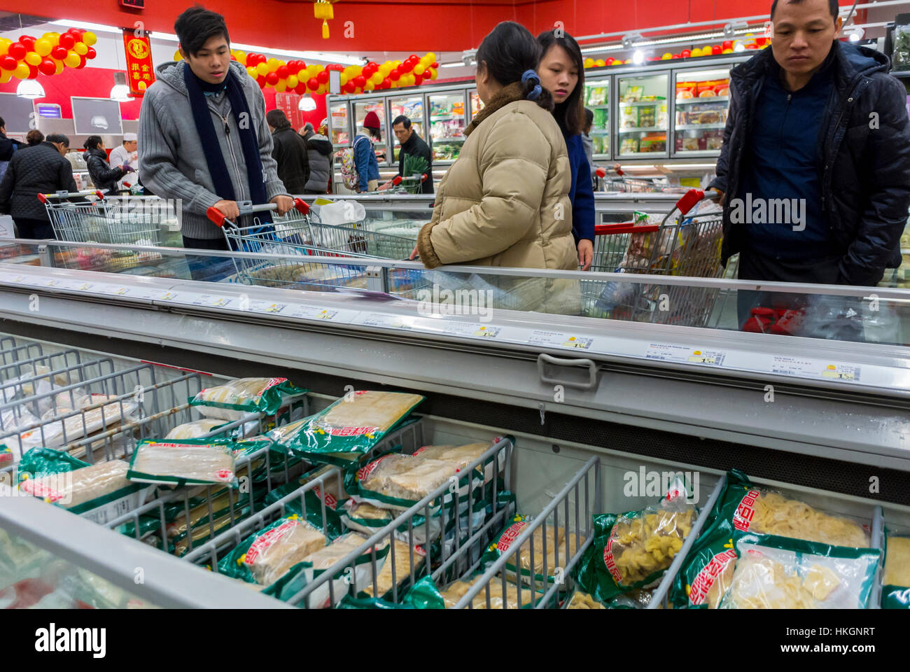 Paris, France, People Shopping, French Chinatown, CHinese Tang Freres ...