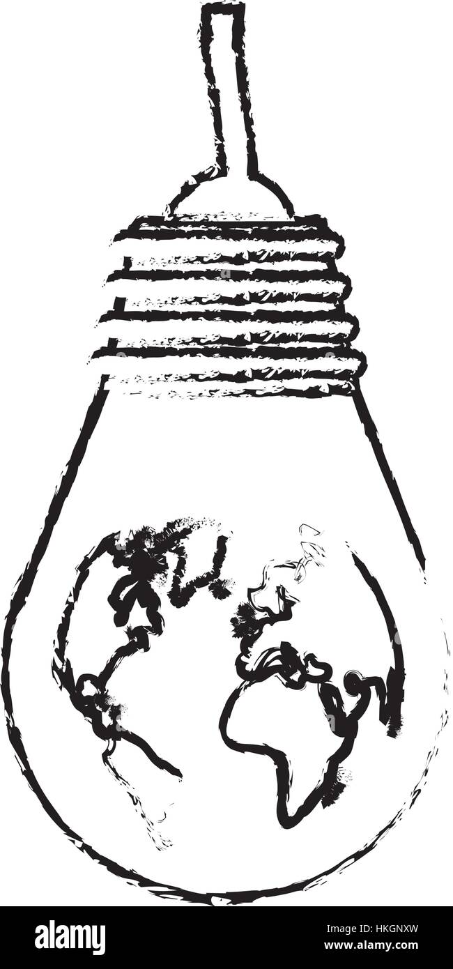 lightbulb energy eco friendly related icons image vector illustration ...