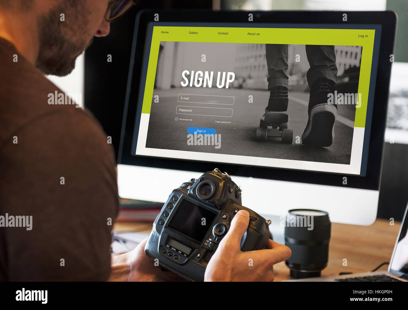 Join Us Register Subscribe Concept Stock Photo - Alamy