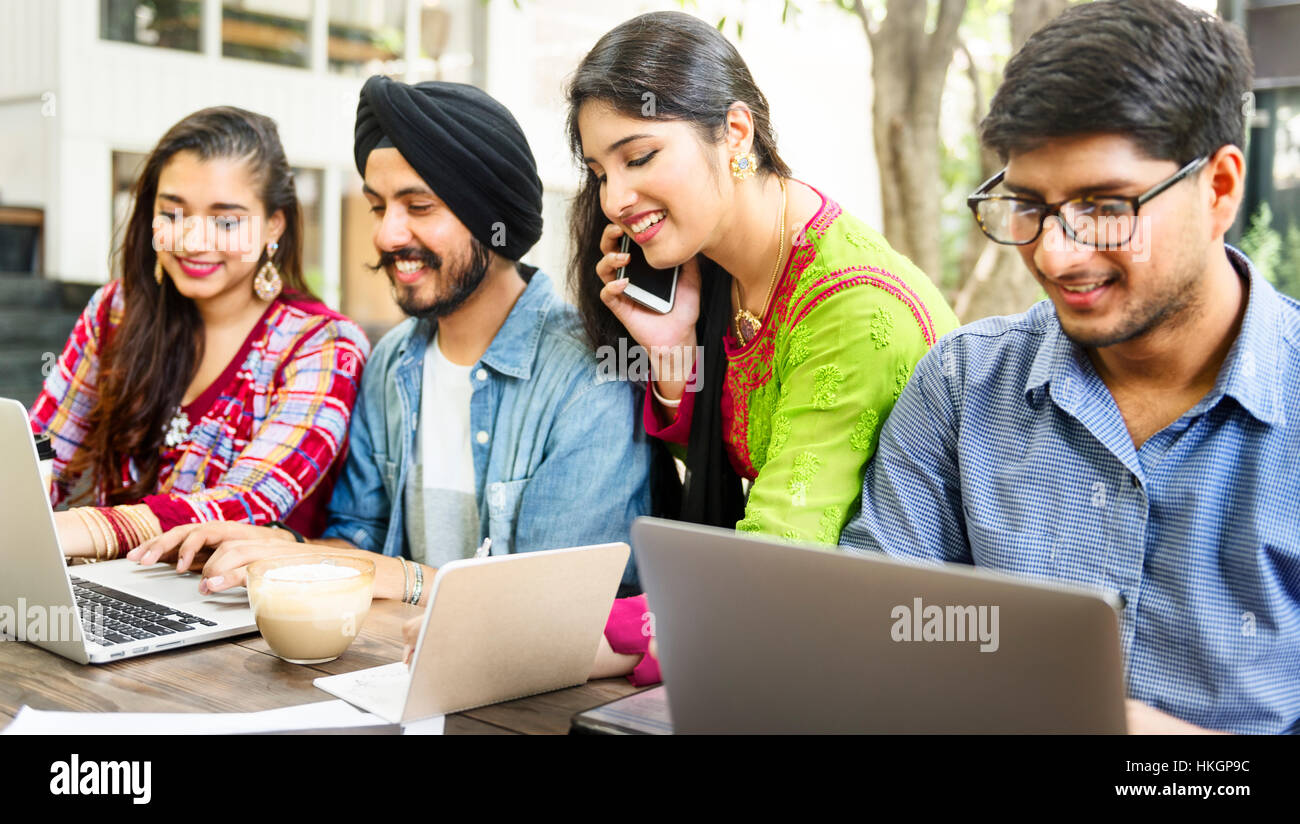Cooperation Brainstorming Connection Unity Concept Stock Photo - Alamy